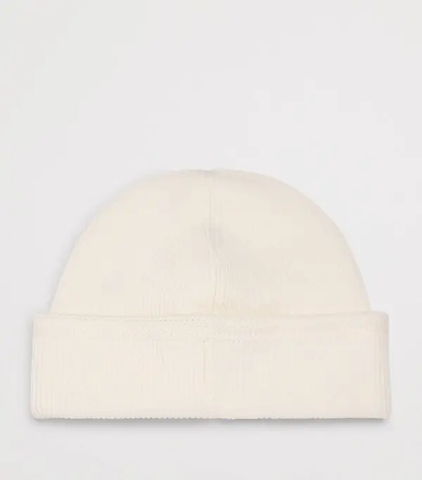 Stone Island Cotton Compass Patch Beanie