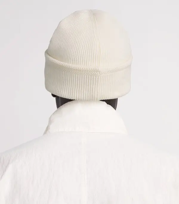 Stone Island Cotton Compass Patch Beanie