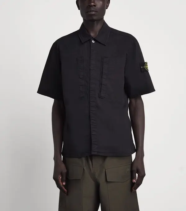 Stone Island Stretch-cotton Short-sleeve Shirt