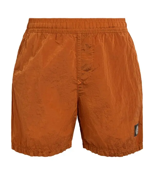 Stone Island Nylon Metal Swim Shorts - Orange