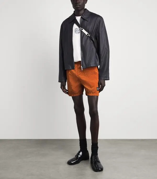 Stone Island Nylon Metal Swim Shorts - Orange