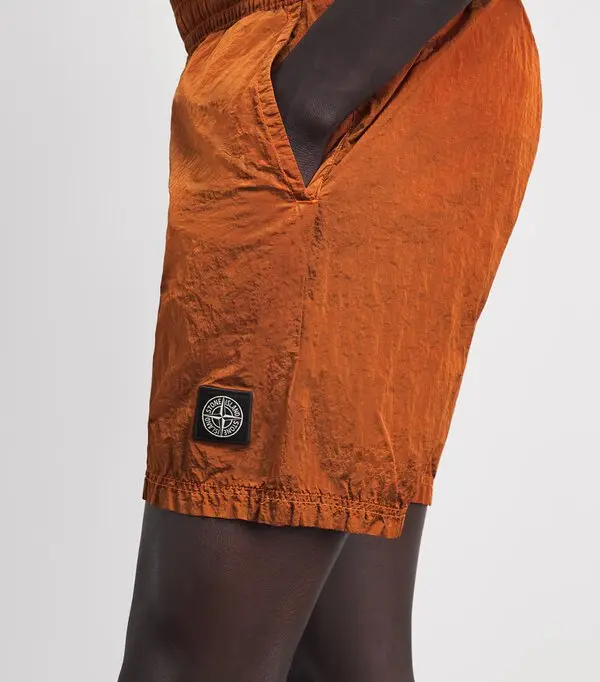 Stone Island Nylon Metal Swim Shorts - Orange