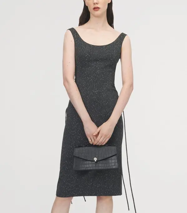 Alexander McQueen Leather Skull Top-handle Bag
