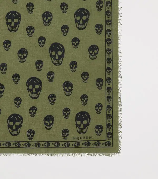 Alexander McQueen Modal-silk Skull Scarf