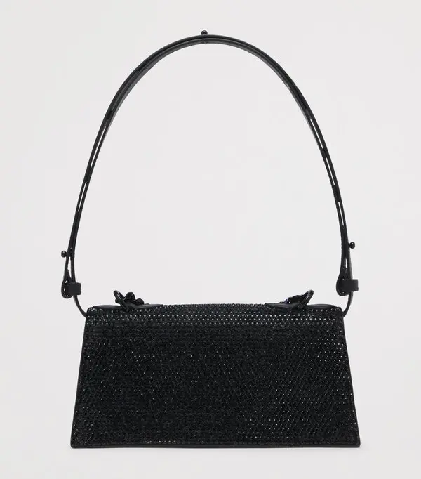 Alexander McQueen Mini Jewelled Knuckle Shoulder Bag