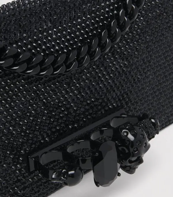 Alexander McQueen Mini Jewelled Knuckle Shoulder Bag