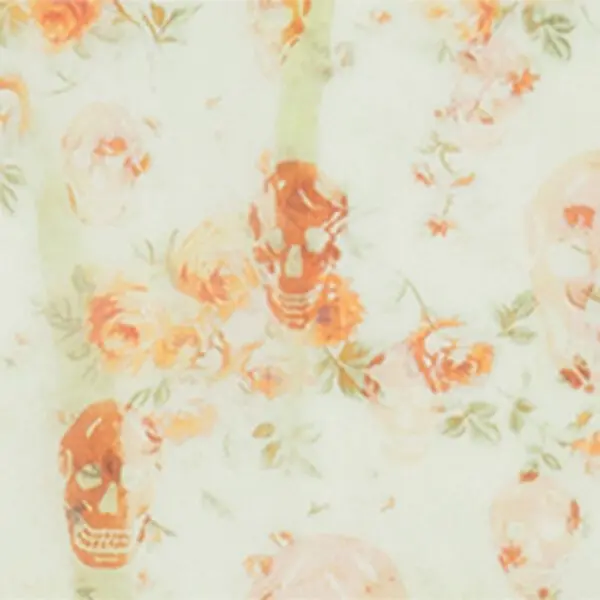 Alexander McQueen Silk Floral Skull Scarf