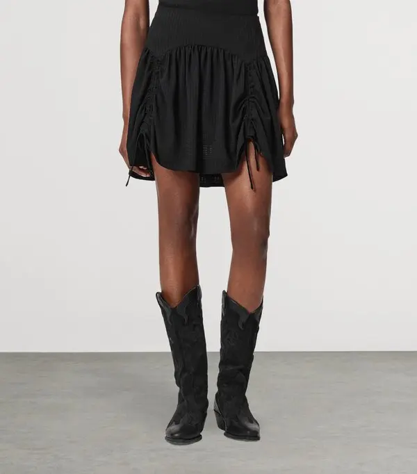 ALLSAINTS Check Aria Mini Skirt