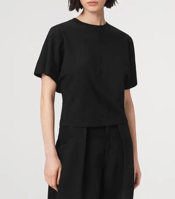 ALLSAINTS Organic Cotton Eden Artia T-shirt - Black