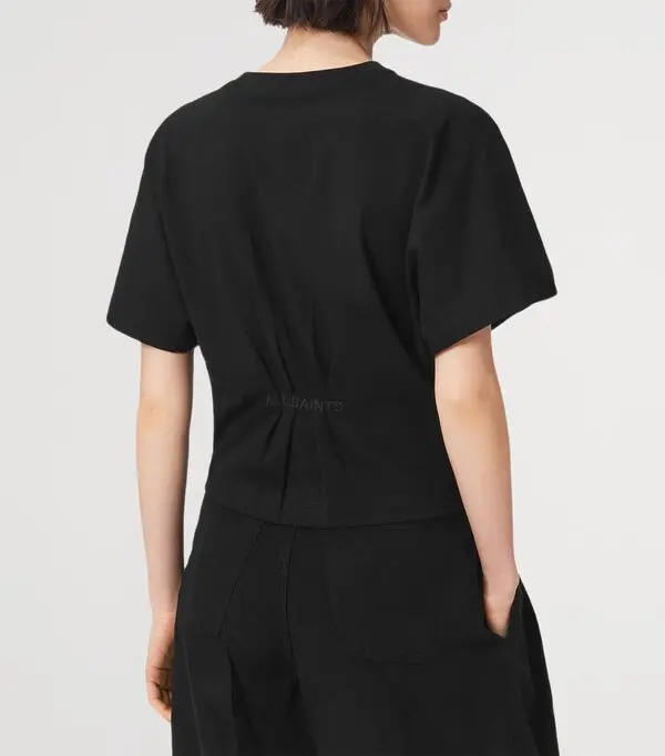 ALLSAINTS Organic Cotton Eden Artia T-shirt - Black