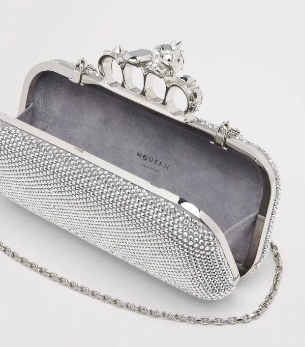 Alexander McQueen Skull Four-ring Clutch Bag