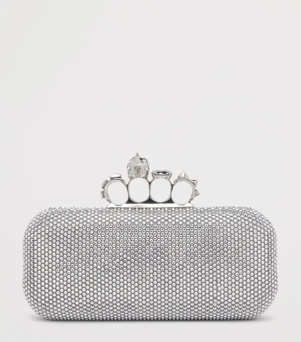 Alexander McQueen Skull Four-ring Clutch Bag
