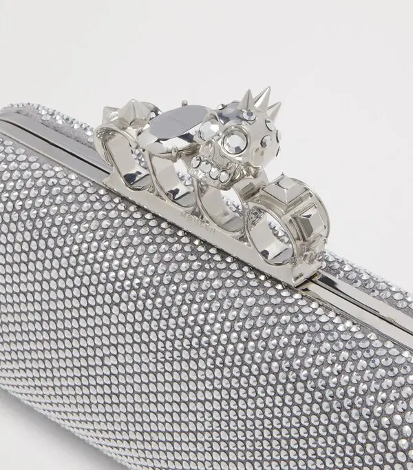 Alexander McQueen Skull Four-ring Clutch Bag