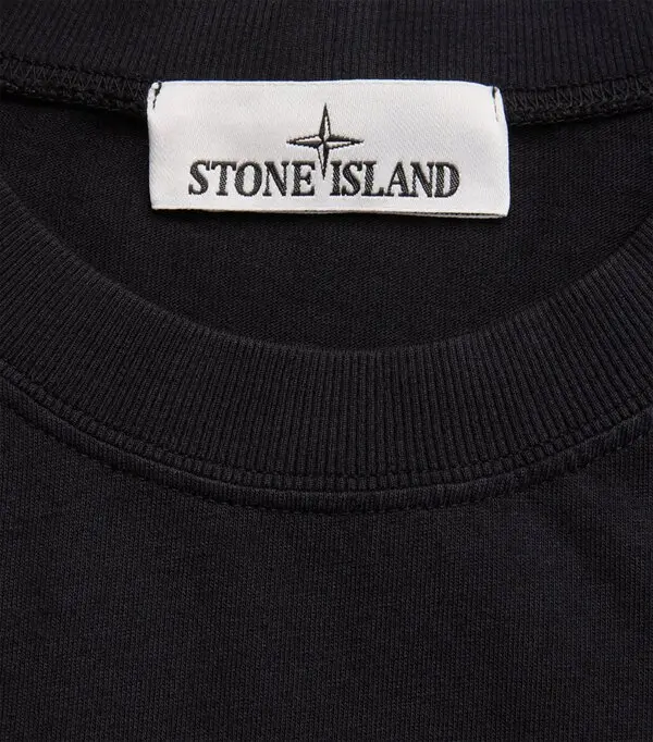 Stone Island Compass Slim Long-sleeve T-shirt - Black