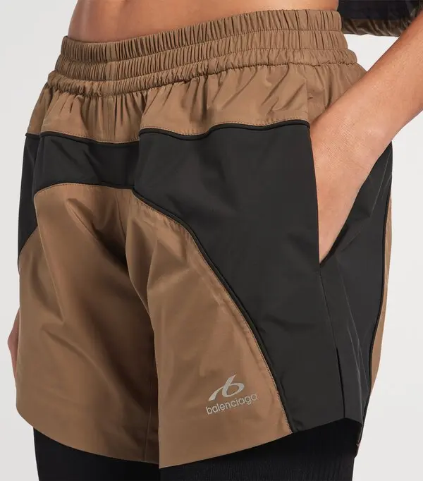 Balenciaga Taffeta Tracksuit Shorts