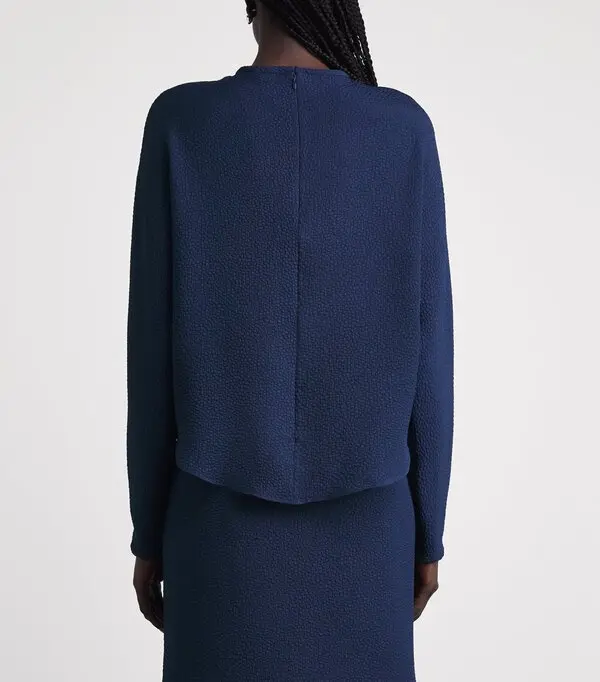 EDELINE LEE Jacquard Long-sleeve Top