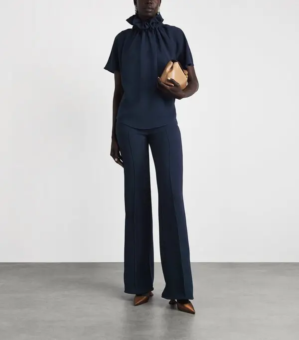 EDELINE LEE Pleated Averill Slim Trousers