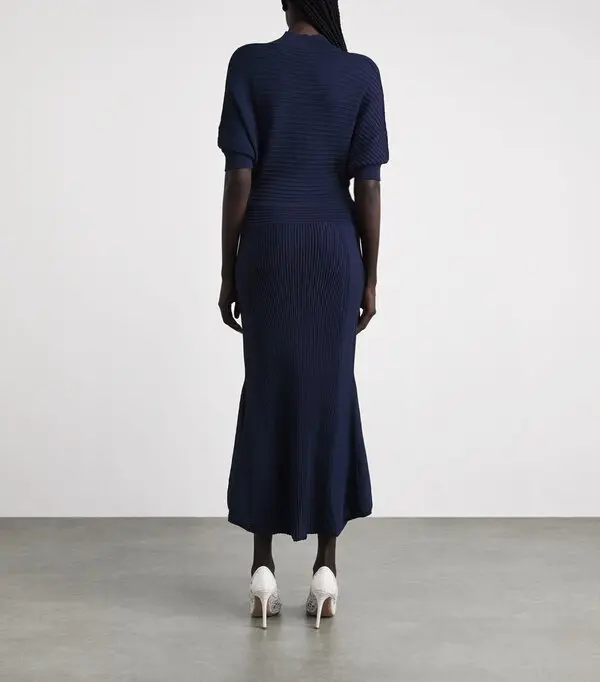 EDELINE LEE Knitted Emmeline Midi Dress