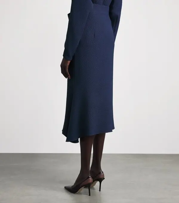 EDELINE LEE Jacquard Bow Midi Skirt