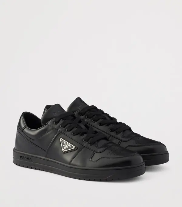 Prada Leather Downtown Sneakers