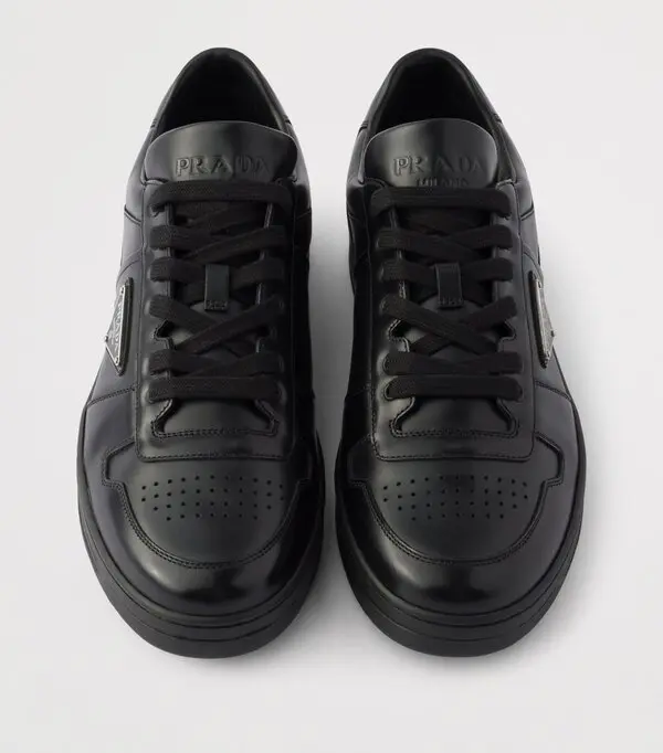 Prada Leather Downtown Sneakers