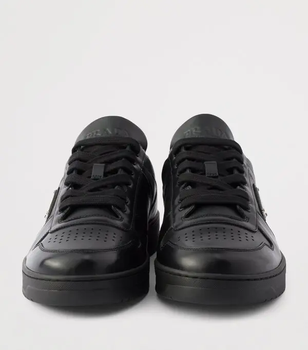 Prada Leather Downtown Sneakers
