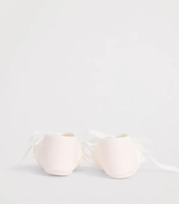 PAZ RODRIGUEZ Lace-trim Ballet Flats