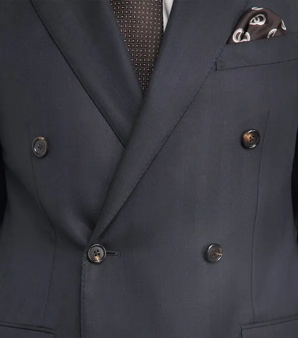 Corneliani Wool Herringbone 2-piece Suit