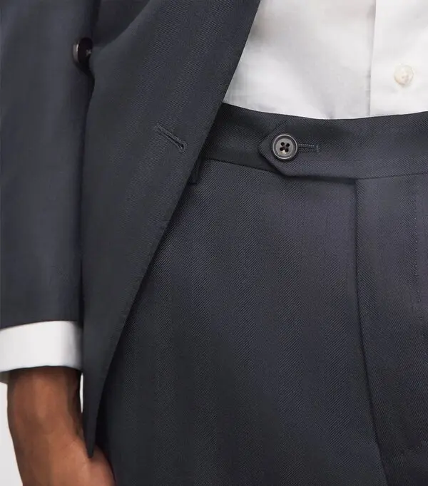 Corneliani Wool Herringbone 2-piece Suit