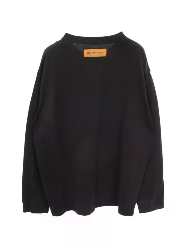 LOUIS VUITTON 2010s Fade Printed Lomg-sleeve T-shirt