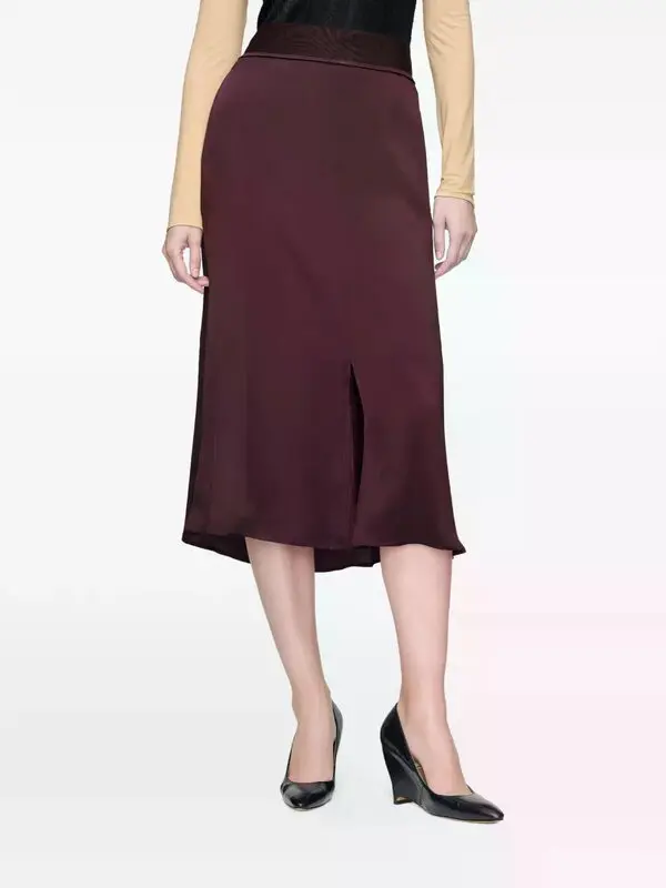 MAISON MARGIELA Satin Midi Skirt