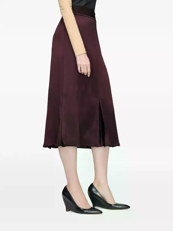 MAISON MARGIELA Satin Midi Skirt