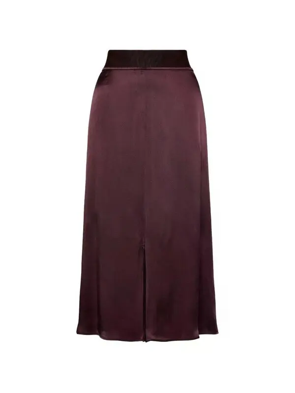 MAISON MARGIELA Satin Midi Skirt