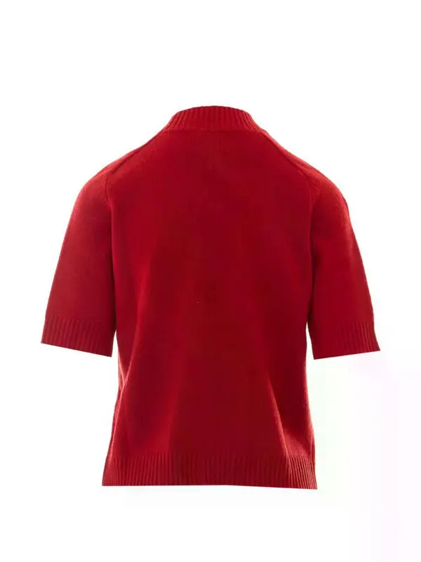 Loulou De Saison Ruth Knitted Top - Red