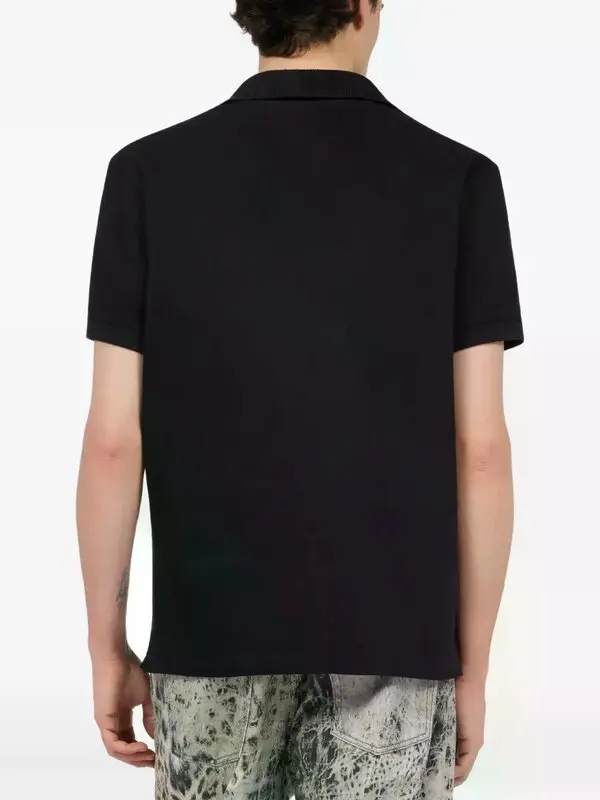 Roberto Cavalli Embroidered-logo Short-sleeve Polo Shirt