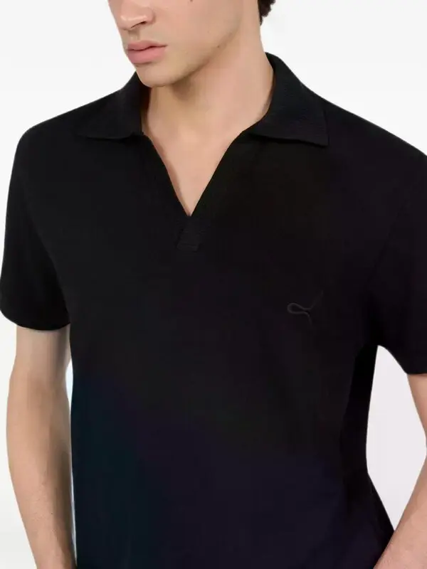Roberto Cavalli Embroidered-logo Short-sleeve Polo Shirt