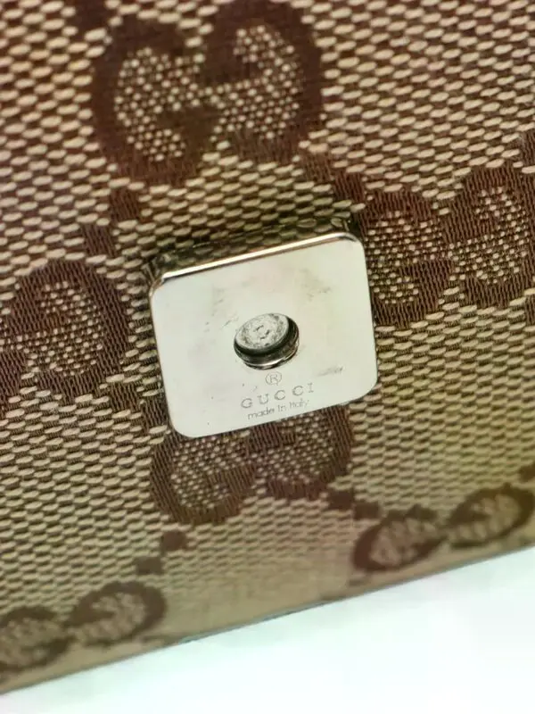 Gucci 2000s Gg Canvas Cross Body Bag - Neutrals