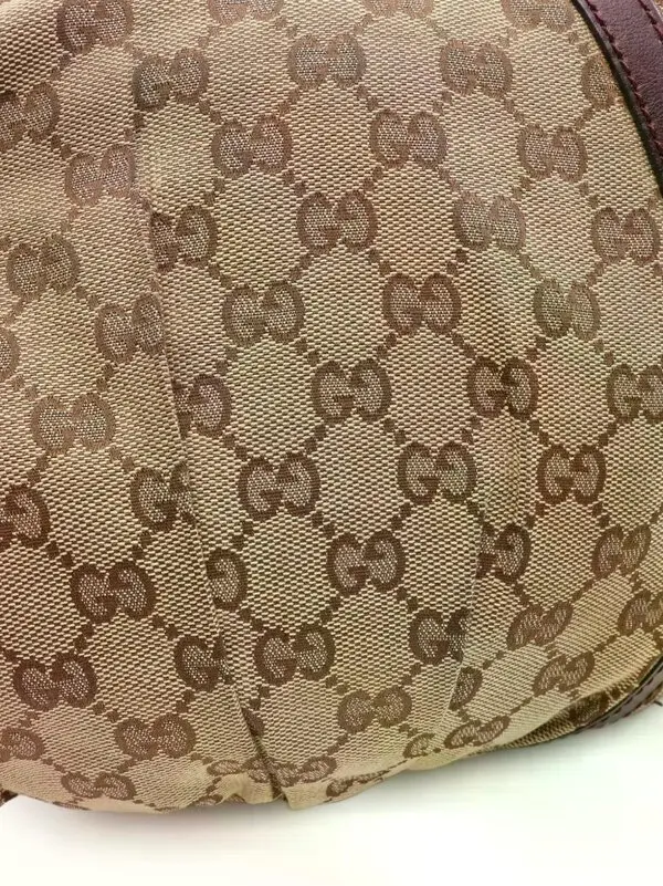 Gucci Gg Monogram Canvas Shoulder Bag