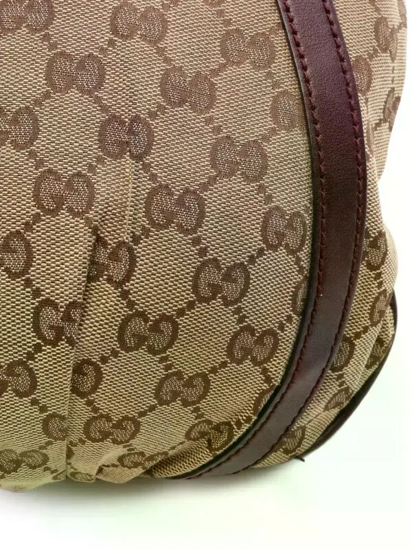 Gucci Gg Monogram Canvas Shoulder Bag