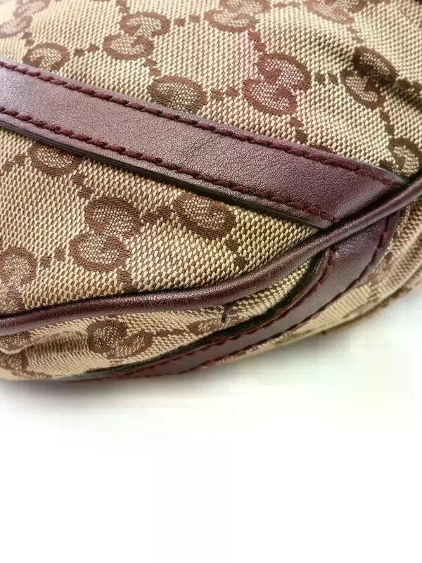Gucci Gg Monogram Canvas Shoulder Bag