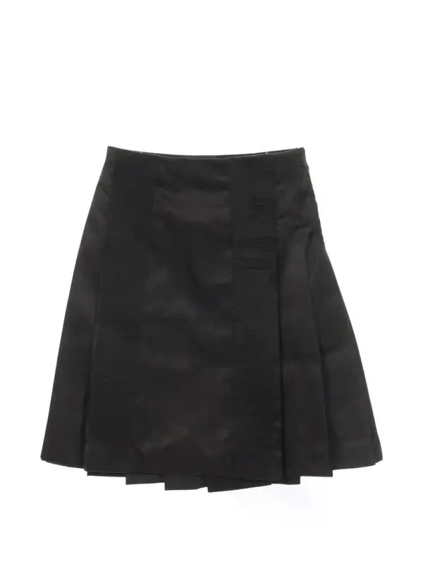 Prada 2010s Pleated Skirt - Black