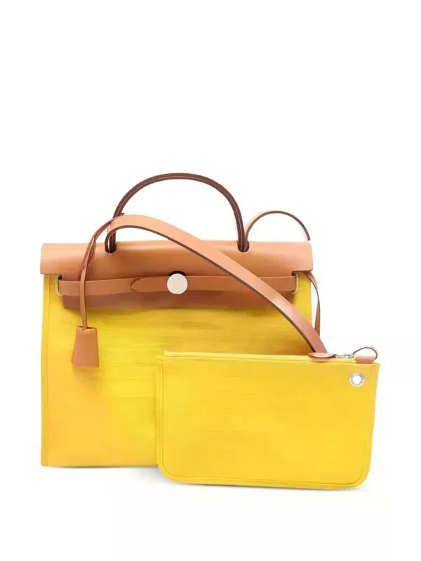 Hermès 2019 Pm Herbag Zip Handbag - Yellow