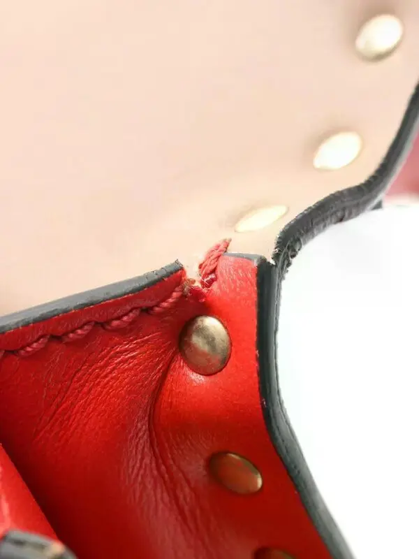 Valentino Garavani 2010s Rockstud Clutch Bag - Red