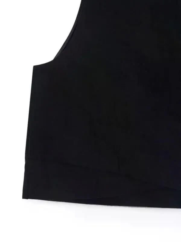 MOUTAKI Asymmetric-hem Cropped Top