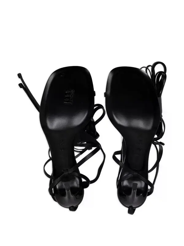 Attico Nova Strappy Leather Sandals
