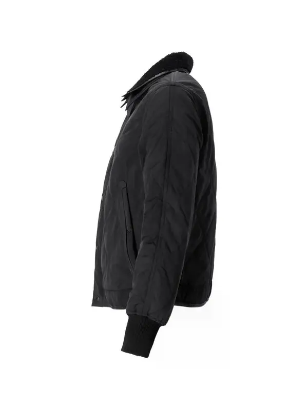 TOM FORD Leather-trimmed Quilted Jacket
