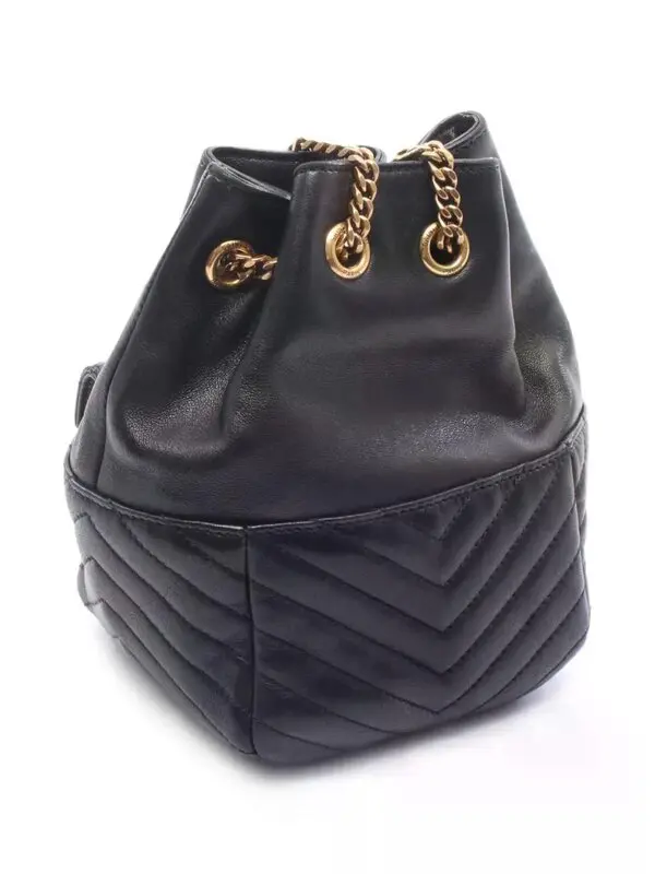 Saint Laurent Mini Joe Quilted Bucket Bag