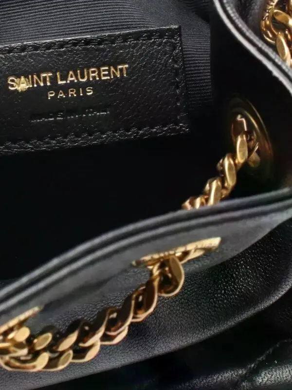 Saint Laurent Mini Joe Quilted Bucket Bag