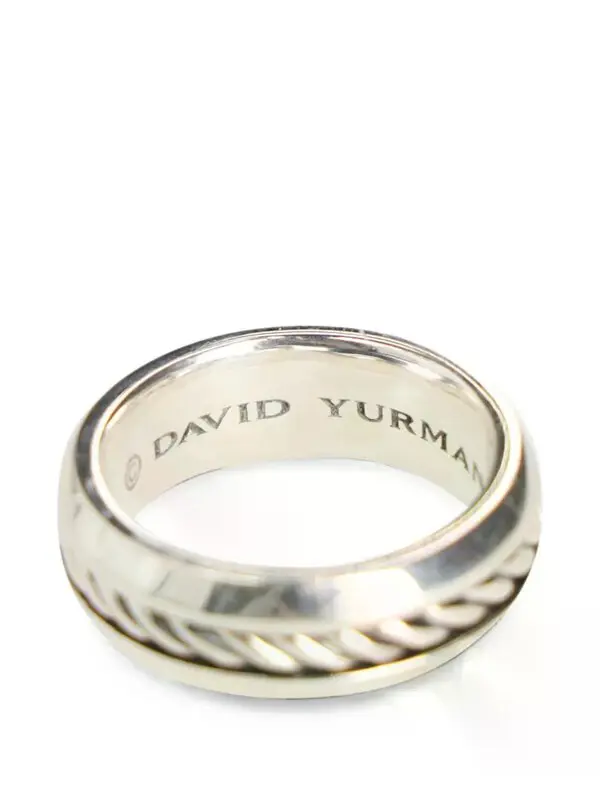 David Yurman 2020s Cable Inset Band Ring