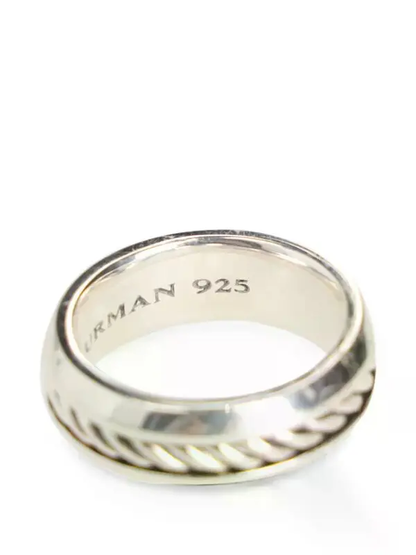 David Yurman 2020s Cable Inset Band Ring